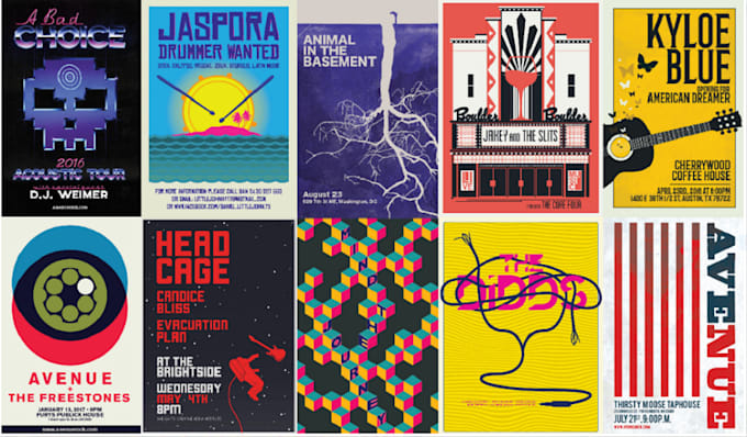 Design a unique and professional poster for you by Hareharey | Fiverr