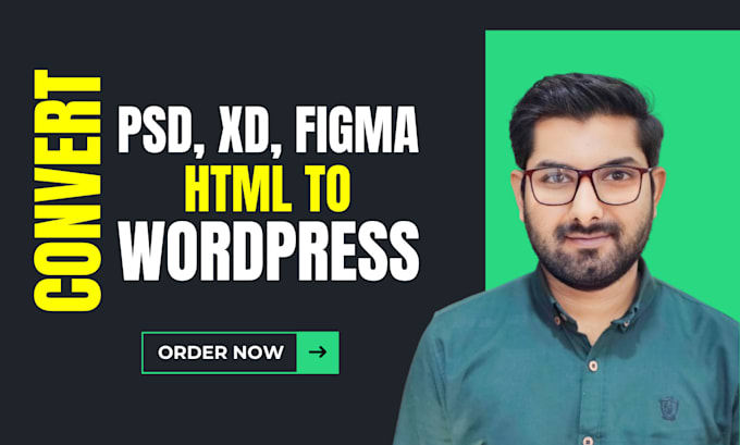 Convert html to wordpress website by Alimansoor1998 | Fiverr