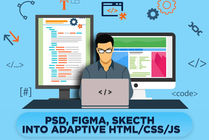 Convert psd to responsive html css by Smoop112 | Fiverr