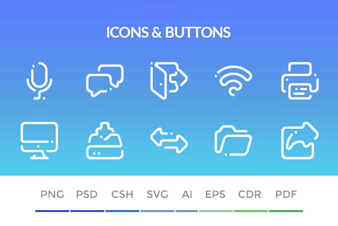 Design attractive icons and splash screen by Screenographics | Fiverr