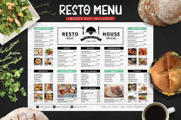 Do professional restaurant menu design by Jeunesma | Fiverr