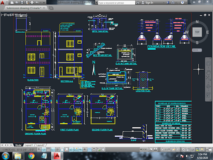 Draw building plan and civil drawings for you using autocad by ...