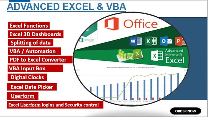 Help with excel advanced formulas, build macros, vba and automation by Elipsy | Fiverr