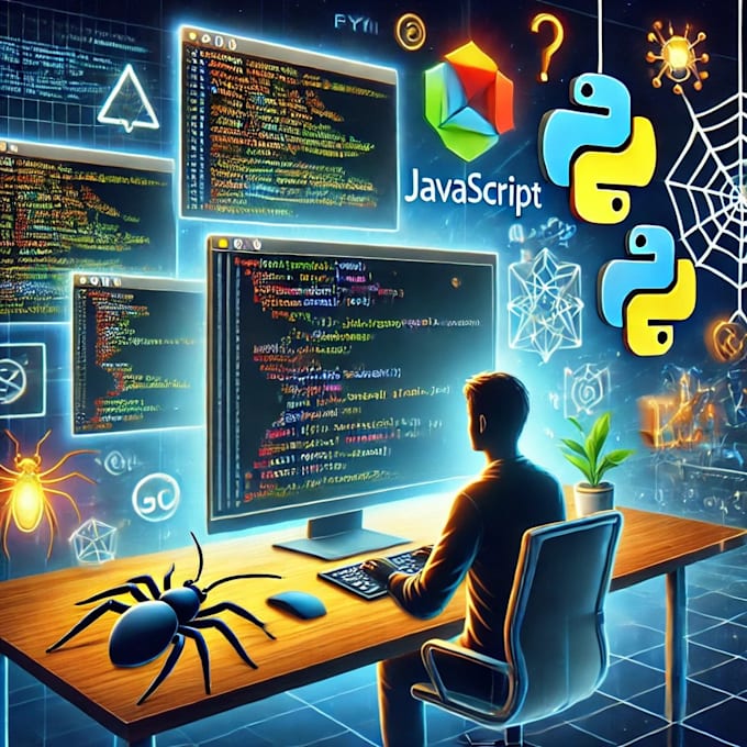 Build a custom web scraper in js, python, or go by Thinkhattke | Fiverr