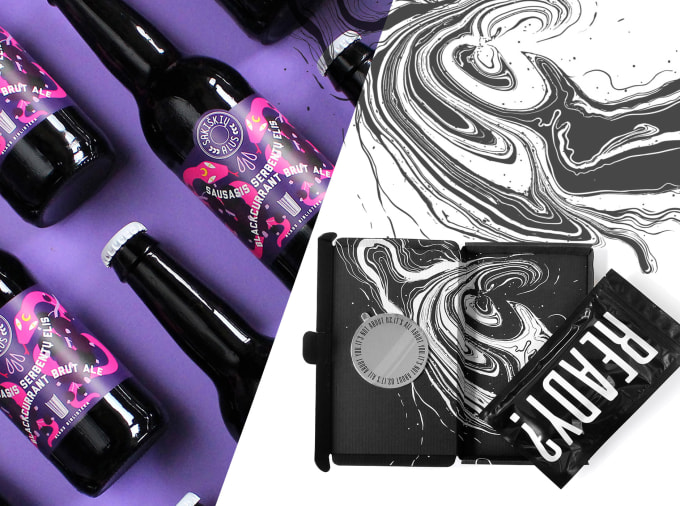 Create illustrated packaging design for you by Tekleula | Fiverr