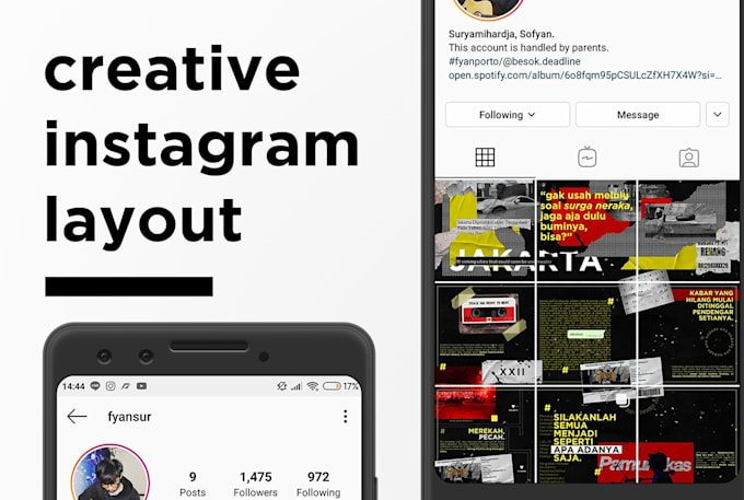 Design 9 creative instagram post by Suryavalid | Fiverr