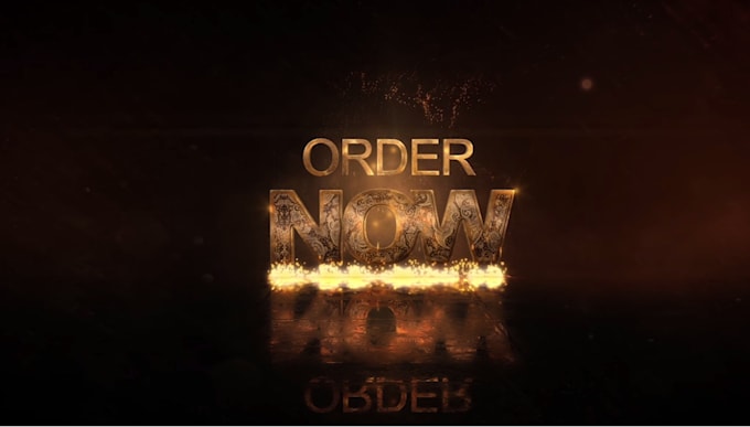 Create 3d gold logo animation by Angr_production | Fiverr