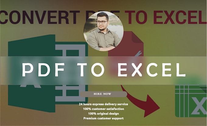 Convert pdf to excel or scan pages to excel or google sheet by Sm_habib | Fiverr