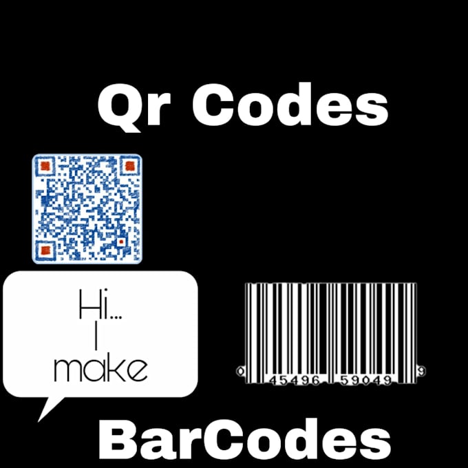 Create barcode qr code etc by Stenyfrancis | Fiverr