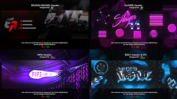 Design a creative banner for you by Jinxify | Fiverr