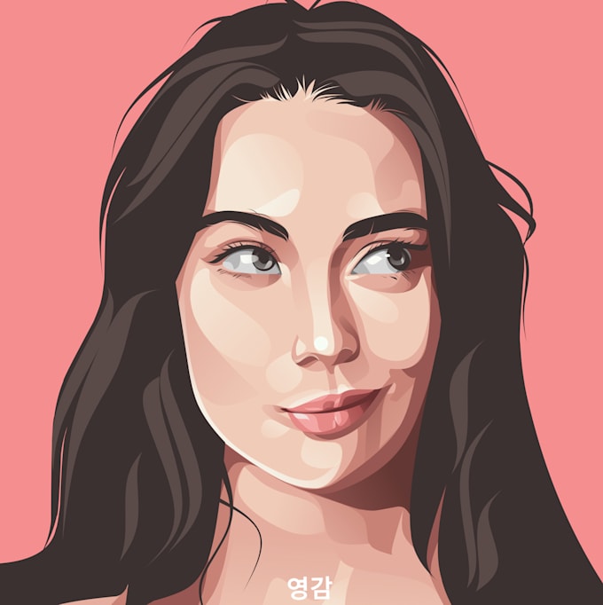 Draw vector portrait from your photo in 24 hours by Ilhamdsign | Fiverr