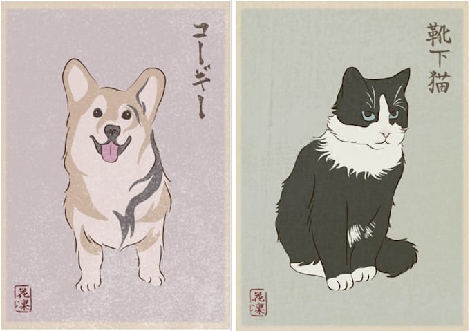 how to draw a japanese cat