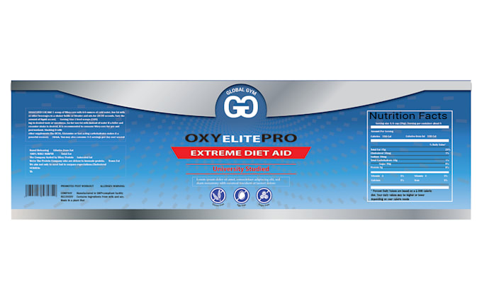 Make your unique product label for food product or supplement by Hacctah | Fiverr