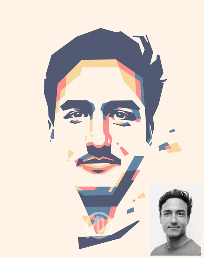 Turn your boring profile to simple wpap art by Ad_artvexel | Fiverr