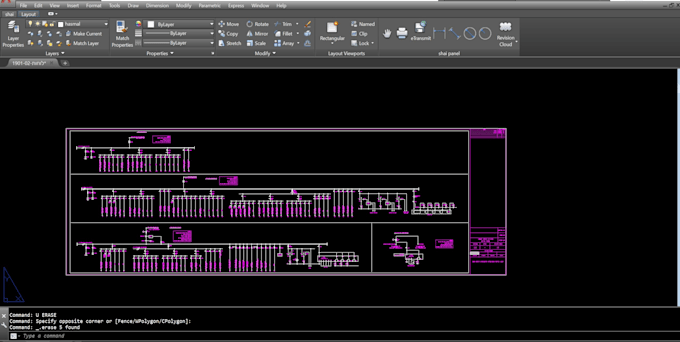 Draw autocad drawing electrical scheme for electrical panels by ...