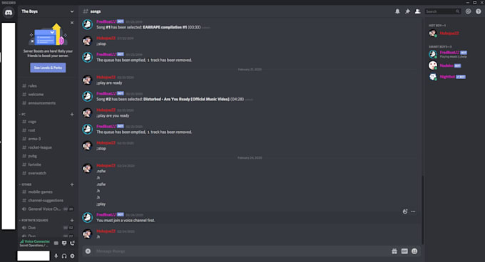 Make you a basic discord server by Bralex103 | Fiverr