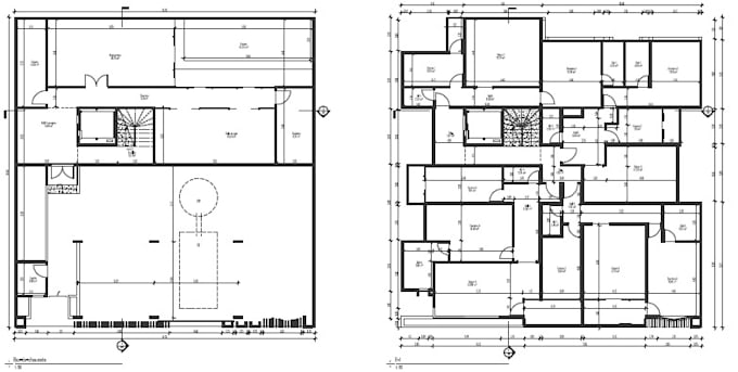 Draw architectural floor plans and presentation drawings by ...