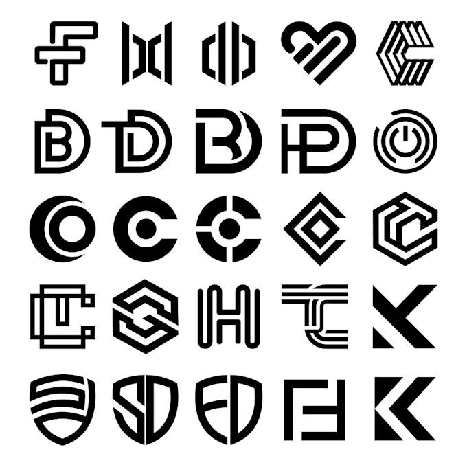 Do design monogram logo and initial letter by Sumbingcreative | Fiverr