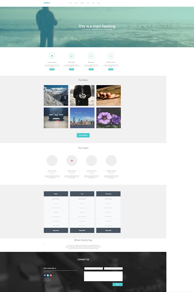 Convert psd to html css3 bootstrap responsive web design by Mosharrof ...