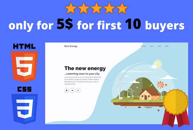 Create professional responsive website using html css by Lukas_vyhnalek ...