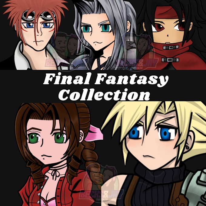 Deliver ready to use final fantasy twitch emotes by Beckybyrne | Fiverr