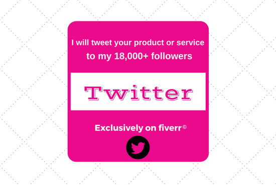Tweet your product or service to 18,000 followers by Wickedlight | Fiverr