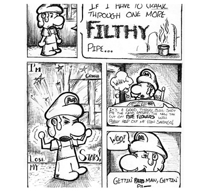 Draw a custom panel of a unique comic with the subject saying your ...
