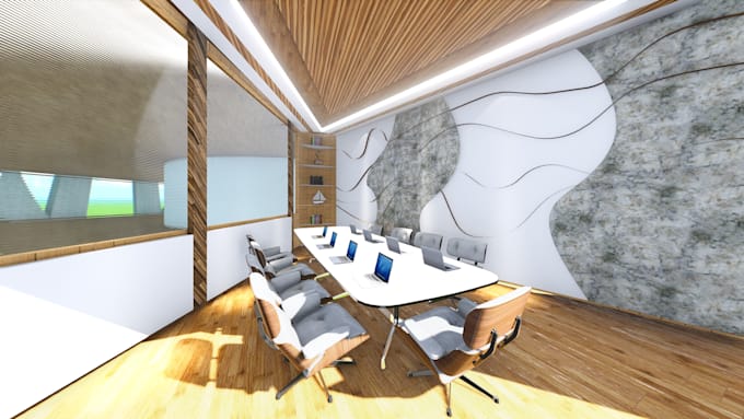 Make an interesting interior design by Izzaozy | Fiverr