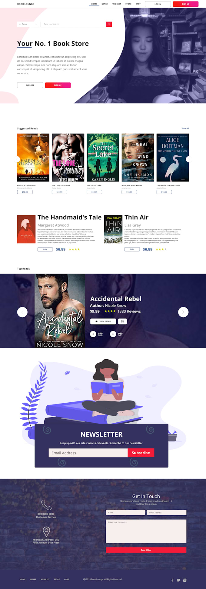 Design your landing page using figma by Larrich | Fiverr