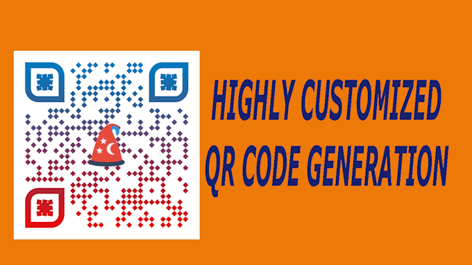 Create highly customized colorful qr codes by Wizard4service | Fiverr