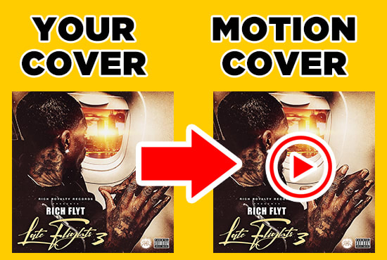 Turn cover artwork to animated moving cover by Ldv_vfx | Fiverr