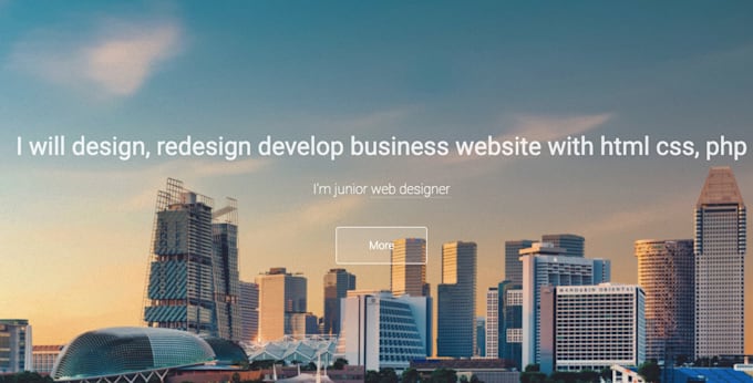 Design redesign develop website with html css javascript by Muhammad ...