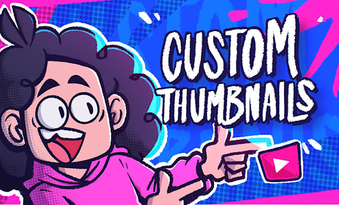 Create custom illustrated thumbnails by Hernoid | Fiverr