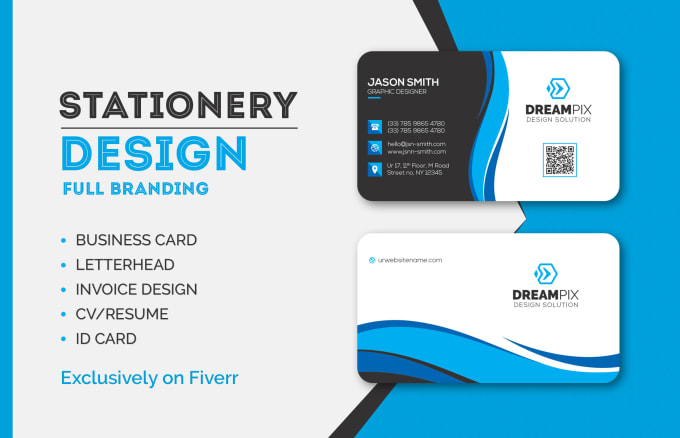 Design your letterhead, business cards or stationery by Focus_studio20 ...