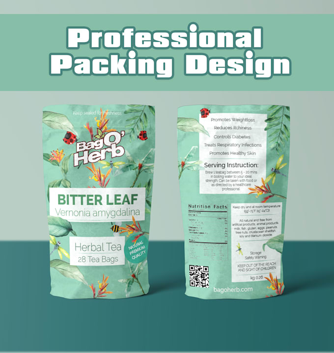 Design professional packing lable and pouch bag for you by Itamardesign ...