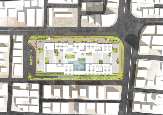 Do plan render and architectural post production by Arch_homaira | Fiverr