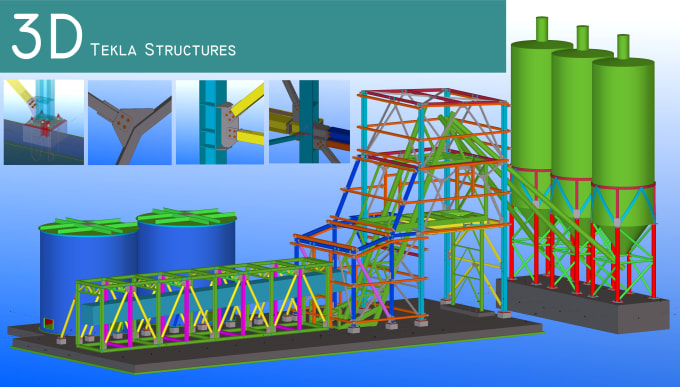 Create 3d bim model in tekla structures by Dado1503 | Fiverr