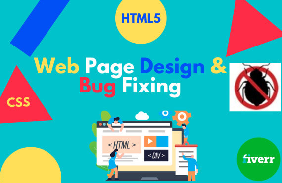 Construct custom html css javascript php webpage or fix website issues ...