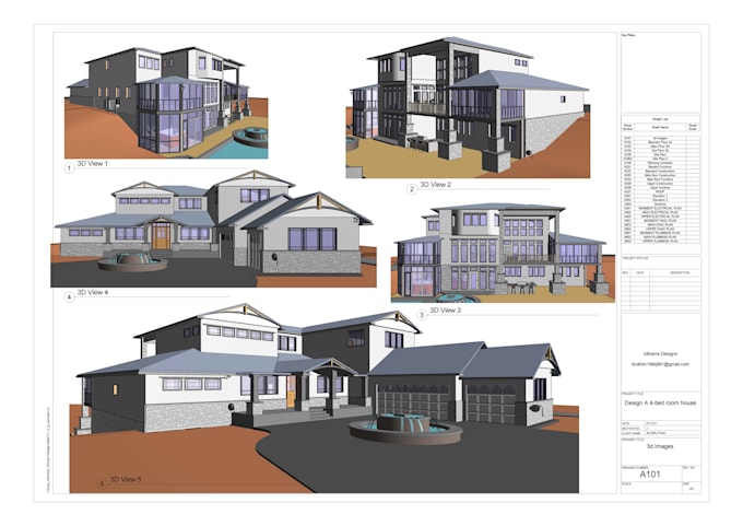 Make 3d detailed revit models and blueprint by Ibrahim1999q991 | Fiverr