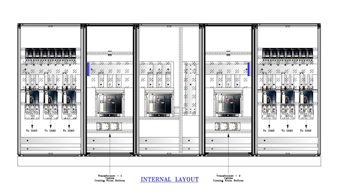 Create low voltage panel board design and sld with autocad by ...