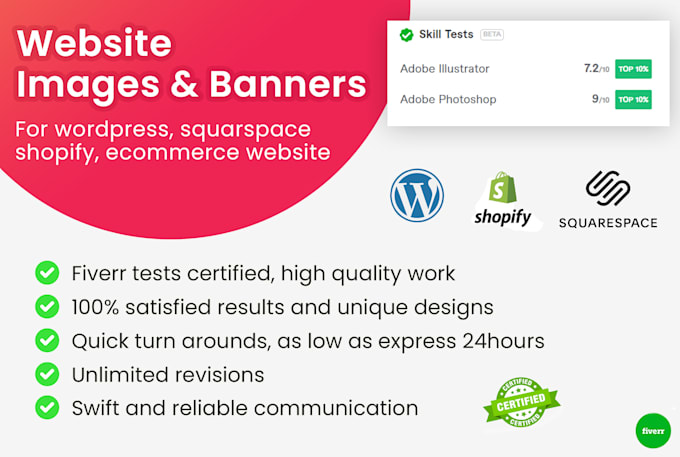Design wordpress,shopify website images, banners by Niranjan_05 | Fiverr