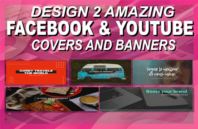 Design 2 amazing facebook covers banners by Raid_studio | Fiverr