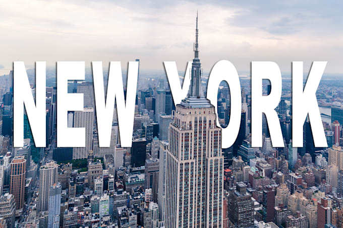 Add text behind an image by Eddygee146 | Fiverr