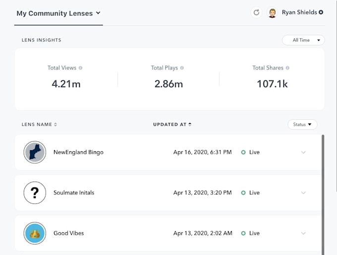 Create custom snapchat lenses for you by Rshields88 | Fiverr