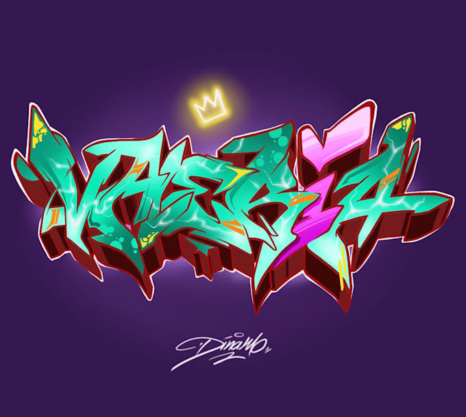 Make you name in graffiti style by Dinamo_sp | Fiverr