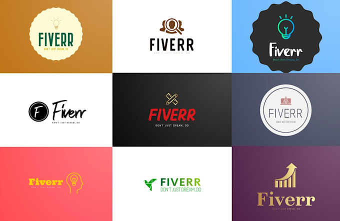 Create 10 unique logo ideas according to your needs by Eduardgav | Fiverr