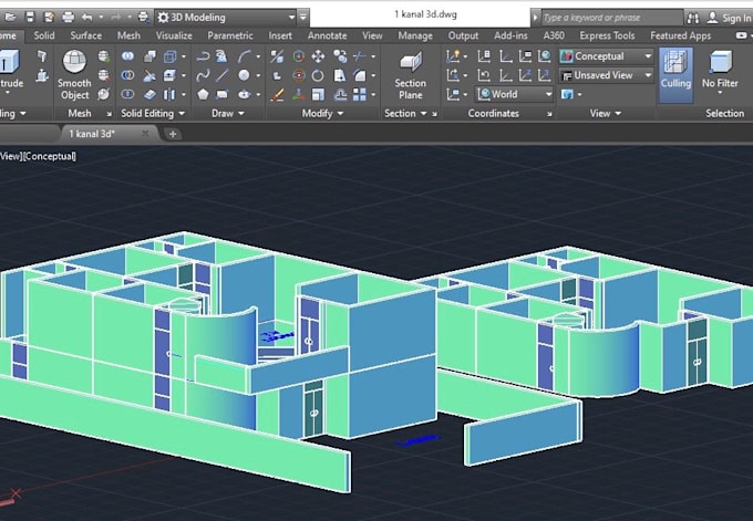 Render 2d and 3d models on autocad by Salman8899 | Fiverr