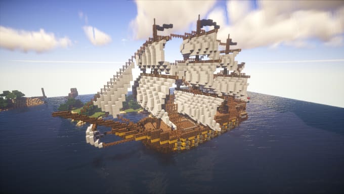 Build your minecraft fantasy building by Thobro | Fiverr