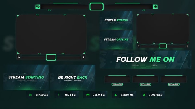 Create a professional twitch or mixer overlay for your stream by ...