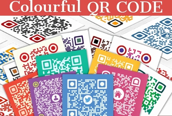 Create colorful qr code by Aswinroy | Fiverr